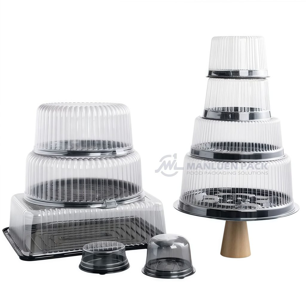 WL-026 Manluen Plastic Cake Containers
